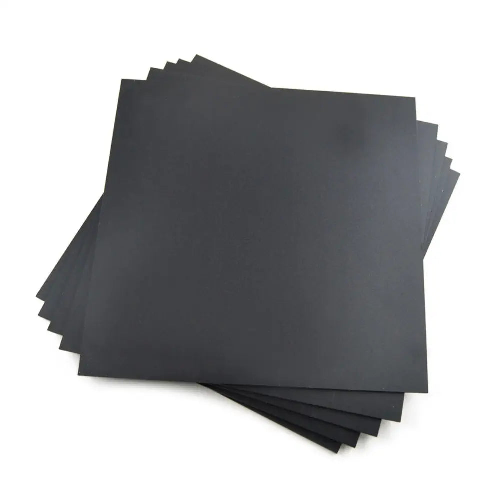 PVC Expanded Foam 3mm Sheet 12" x 12" Black (5pk) - RobotShop