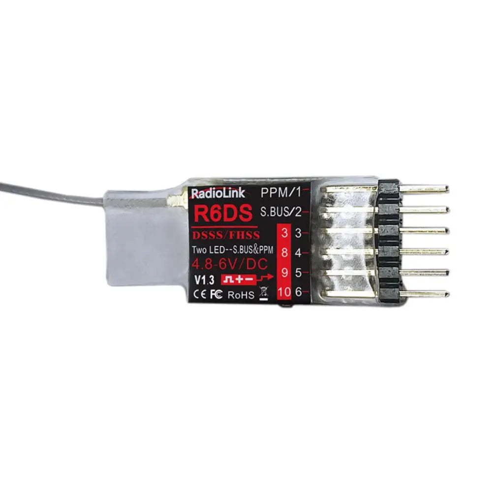 Radiolink R6DS 10-CH 2.4GHz DSSS & FHSS Receiver - RobotShop