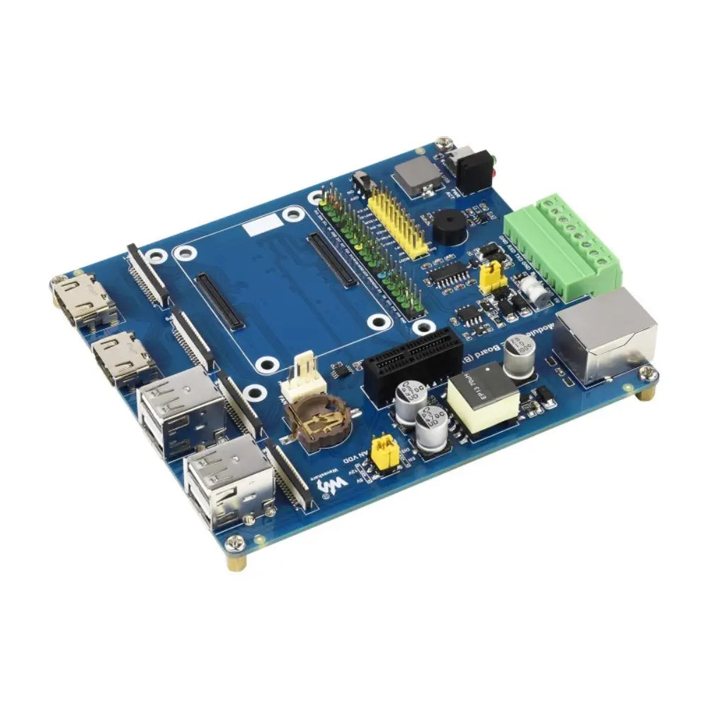 Raspberry Pi Compute Module 4 IO Board for CM4 w/ PoE Feature (Type B ...