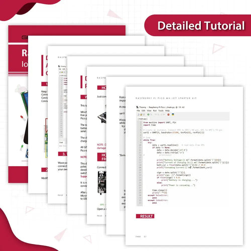 Raspberry Pi Pico W Iot Starter Kit W Oled Display And Multiple Sensors