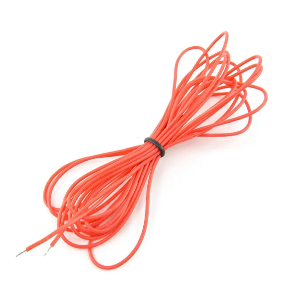 Red Silicon Wire AWG24 (3m) - RobotShop
