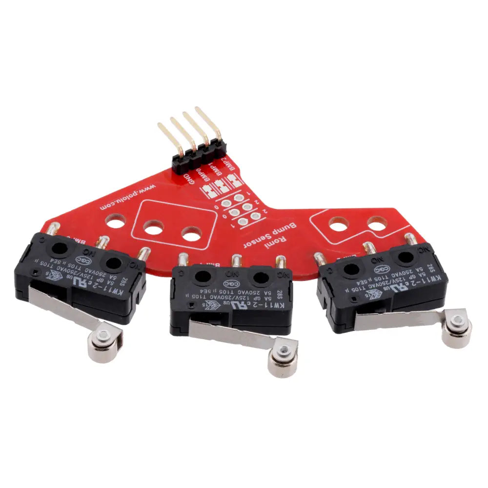 Right Bumper Switch Assembly for Romi/TI-RSLK MAX (Through-Hole Pins ...