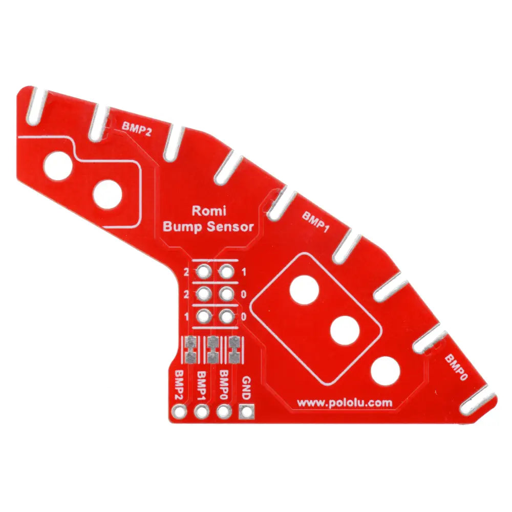 Right Bumper Switch Assembly for Romi/TI-RSLK MAX (Through-Hole Pins ...