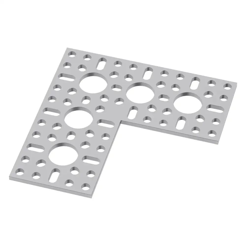 ServoCity 1108 Series Flat Pattern Bracket (4-1) - RobotShop