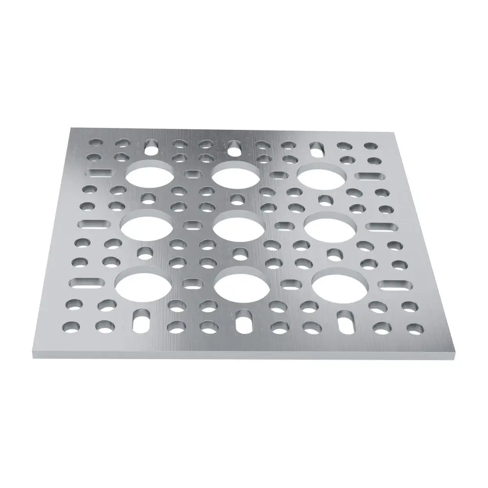ServoCity 1123 Series Pattern Plate (3 x 3 Hole, 96 x 96mm) - RobotShop