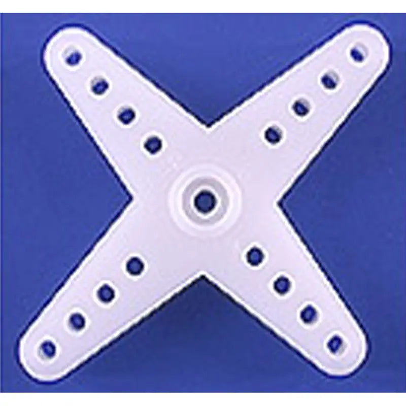 ServoCity Gaint Scale Servo X-Horn (D15T Spline) - RobotShop