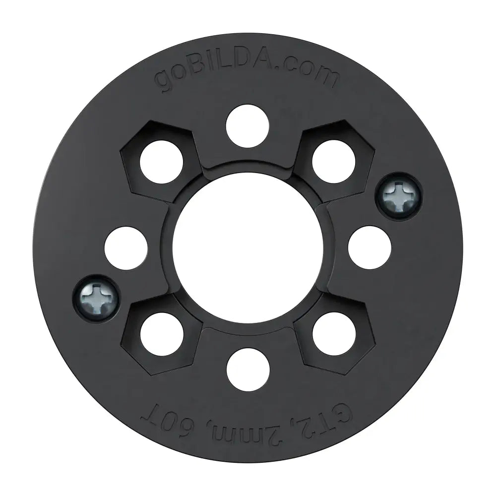 ServoCity 2mm Pitch GT2 Hub-Mount Timing Belt Pulley (14mm Bore, 60 ...