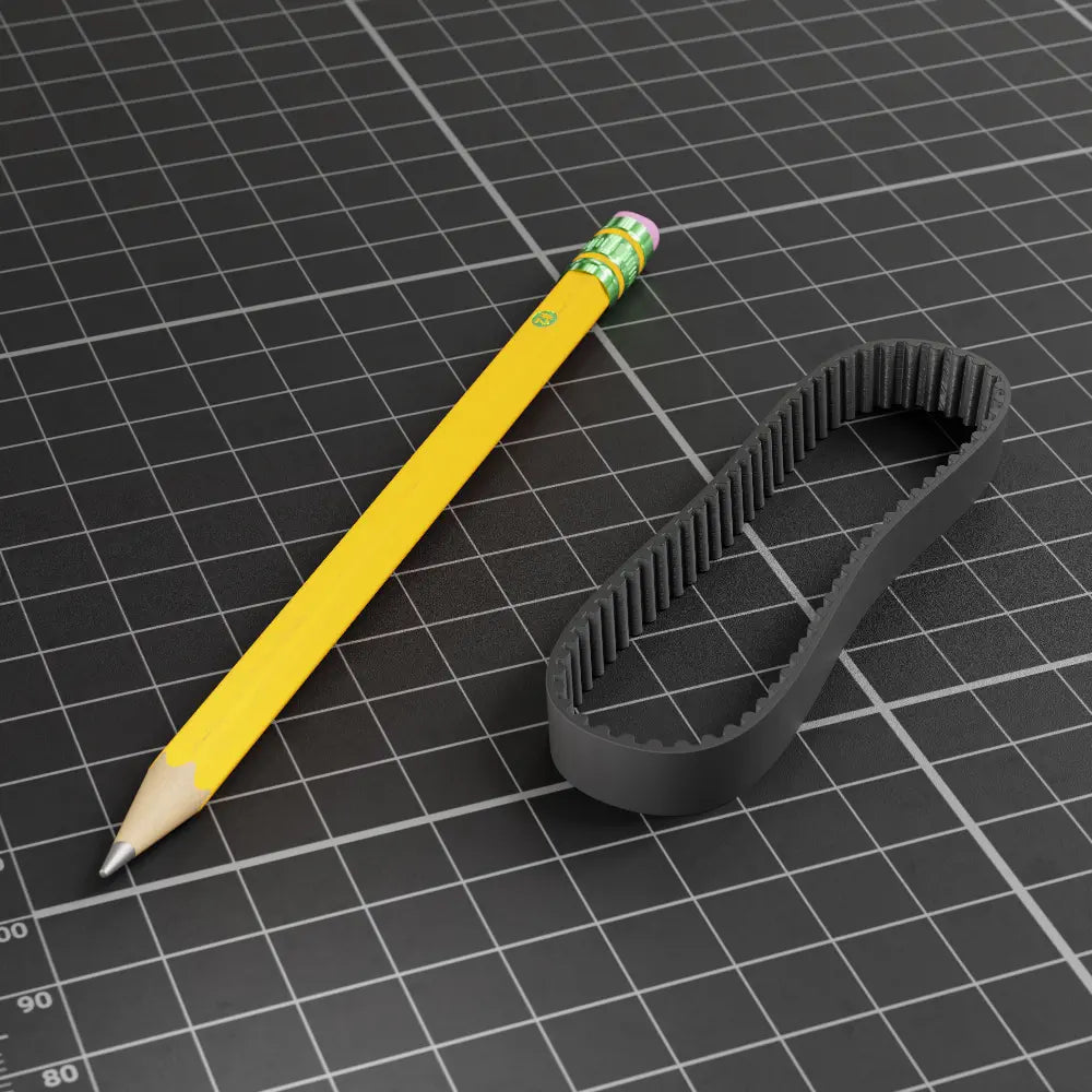 ServoCity 2mm Pitch GT2 Timing Belt (6mm Width, 136mm Pitch Length, 68 ...