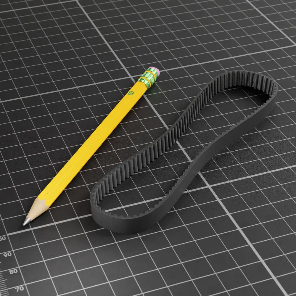 ServoCity 2mm Pitch GT2 Timing Belt (6mm Width, 216mm Pitch Length, 108 ...