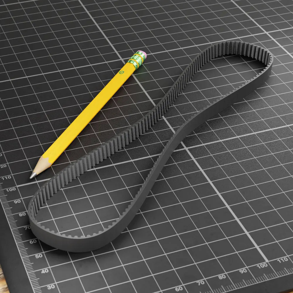 ServoCity 2mm Pitch GT2 Timing Belt (6mm Width, 328mm Pitch Length, 164 ...