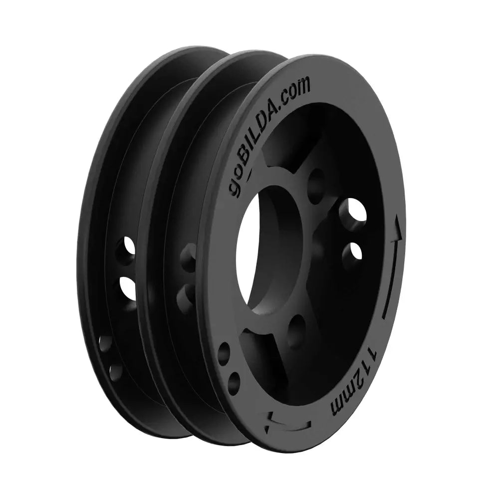 ServoCity 3407 Series Hub-Mount W" Pulley (Dual Spool, 112mm ...