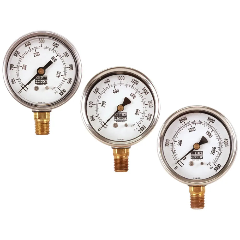 Sherline Trailer Scale Replacement Gauge (0-2000lbs) - RobotShop