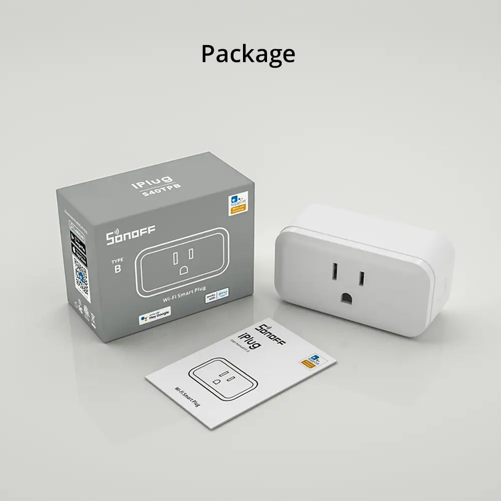 SONOFF iPlug Series Prise Intelligente Wi-Fi (S40 - Type A) - RobotShop