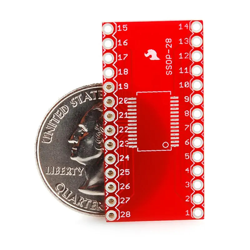 SparkFun SSOP to DIP Adapter - 28-Pin - RobotShop