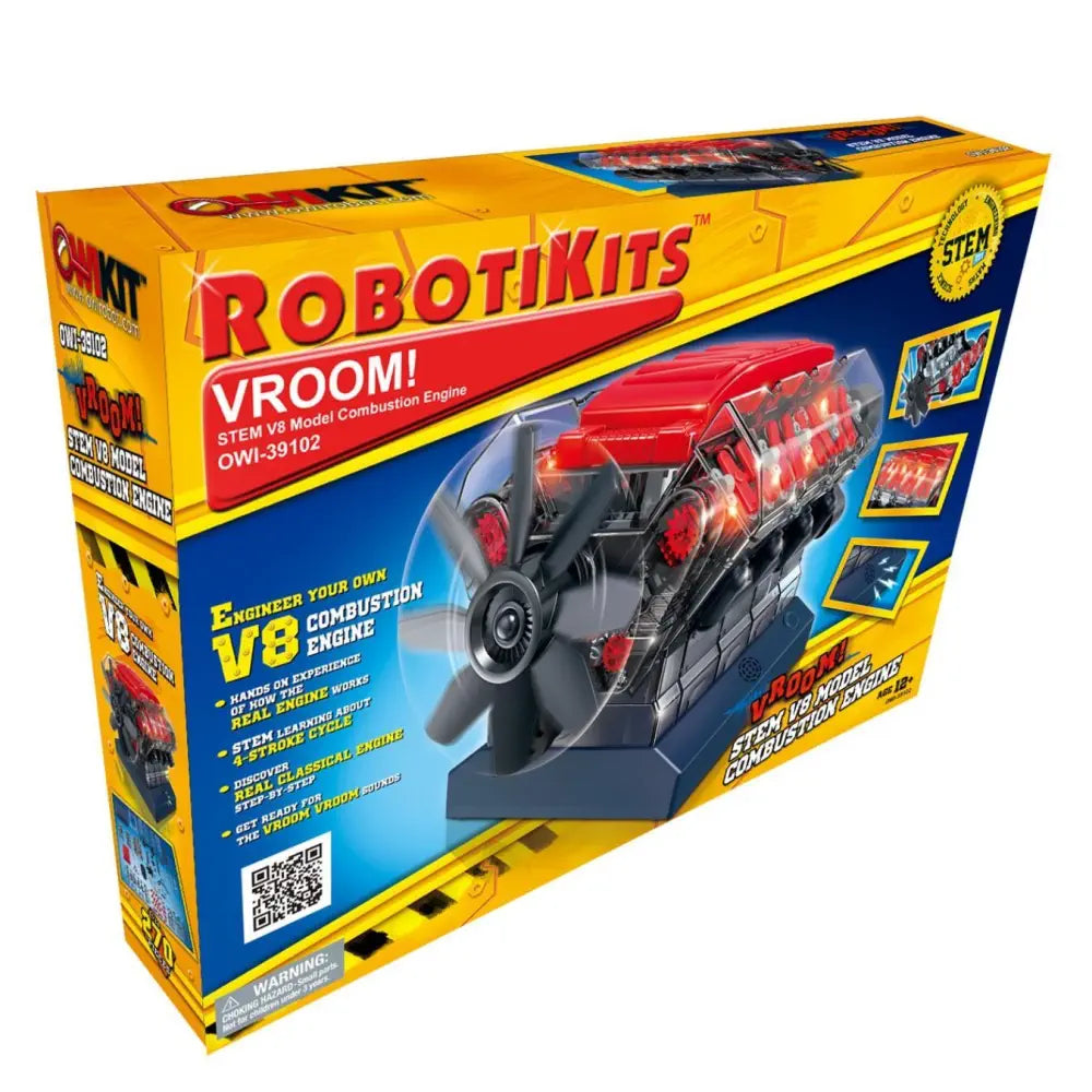 Vroom! STEM V8 Combustion Engine Model - RobotShop