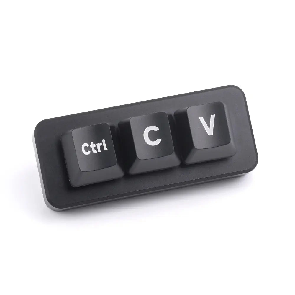 Waveshare Programmable 3-Key Ctrl C/V Shortcut Keyboard (Plus Version) - RobotShop
