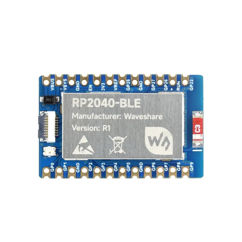 Waveshare RP2040-BLE Microcontrôleur Raspberry Pi avec Bluetooth 5.1 ...
