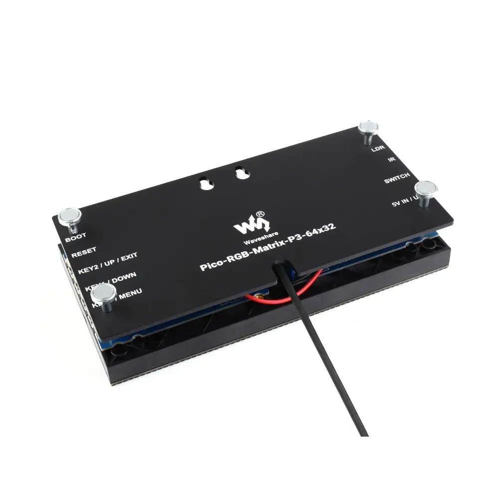 Waveshare RGB Full-Color Digital Clock for Raspberry Pi Pico, 64×32 ...