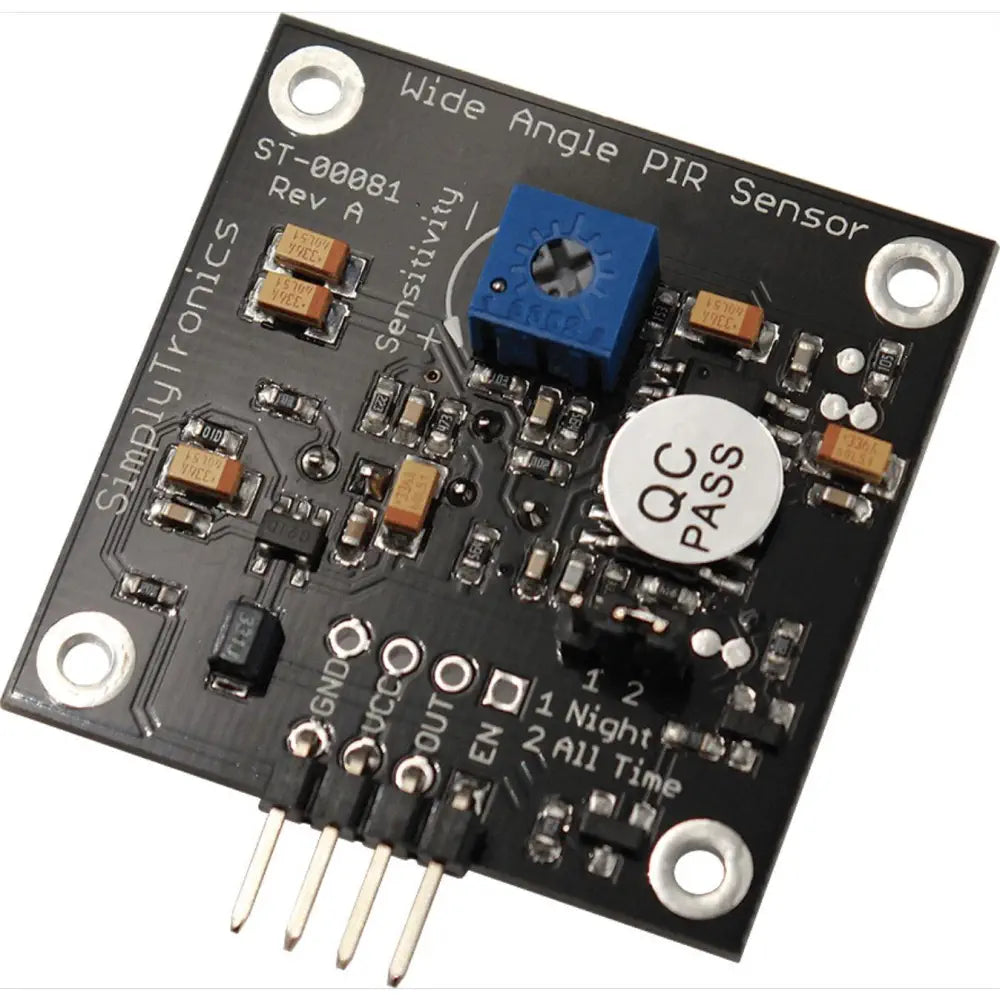 Wide Angle PIR Motion Sensor - RobotShop