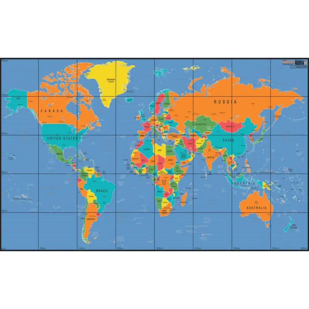 Wonder Workshop World Map - RobotShop