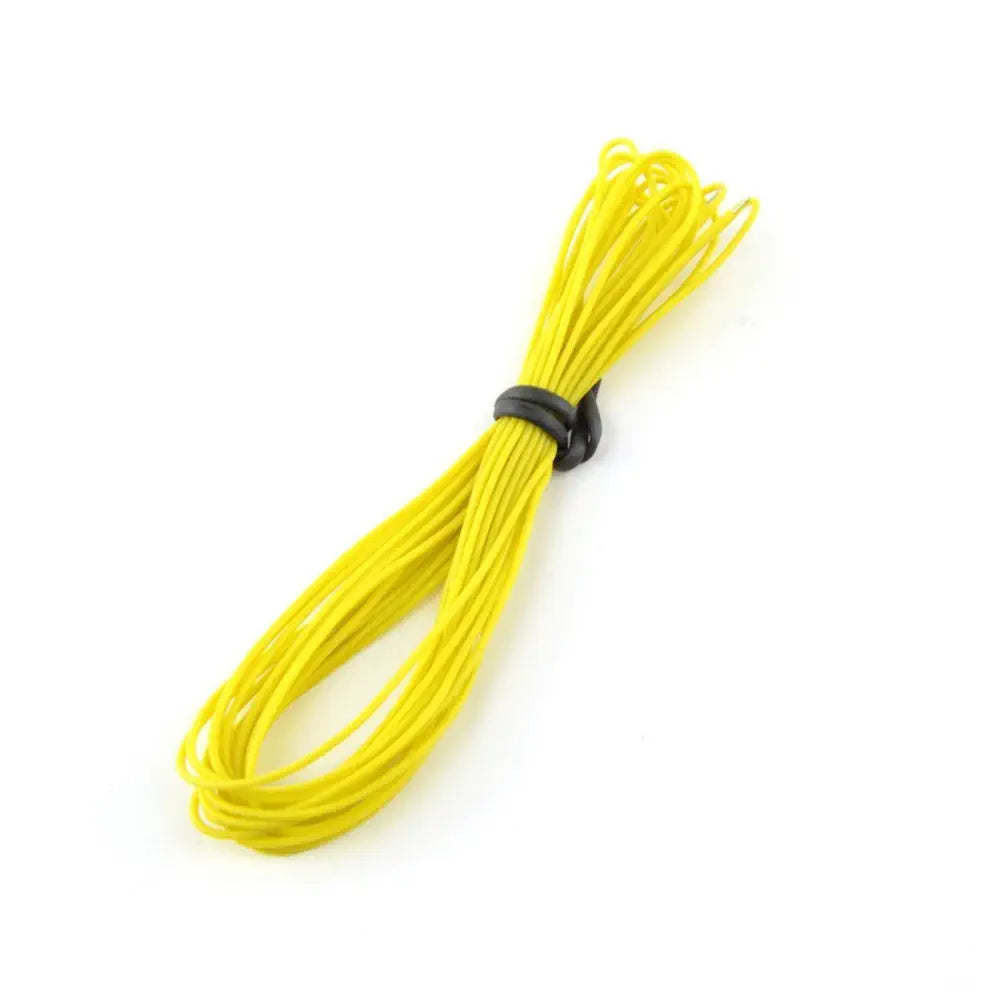 Yellow Silicon Wire AWG30 (3m) - RobotShop